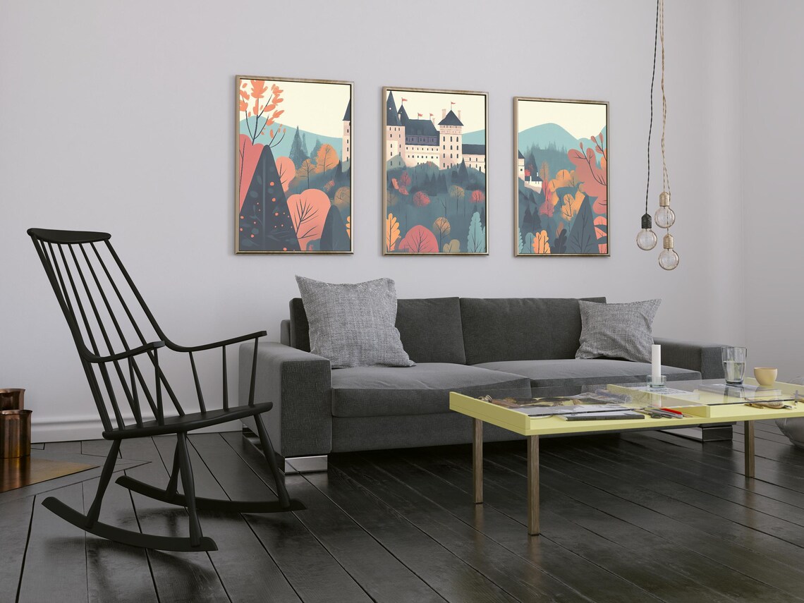Orava Castle – Oravský Podzámok | Slovakia - Set of 3 - Photo Print ...