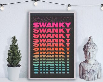 Swanky Wall Art - Etsy