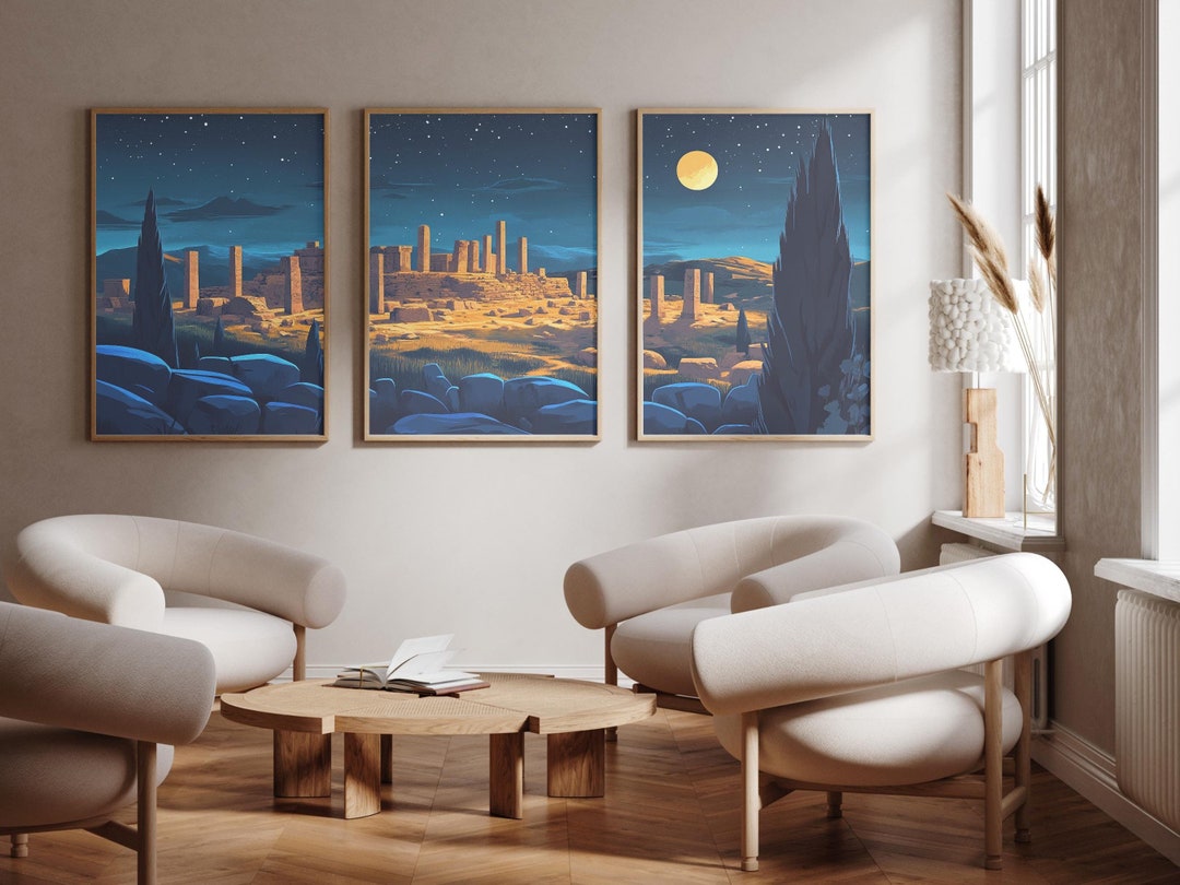 Gobekli Tepe | Turkey - Set of 3 - Photo Print Posters - Art Print ...