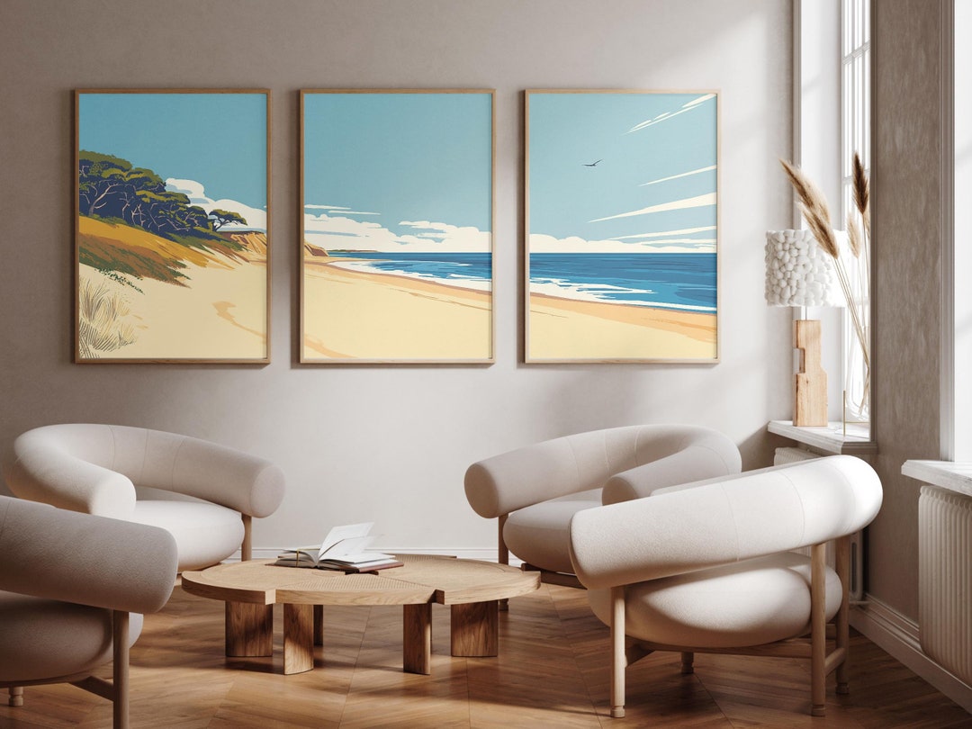 Cape Henlopen State Park - Lewes, Delaware - Set of 3 - Photo Print ...