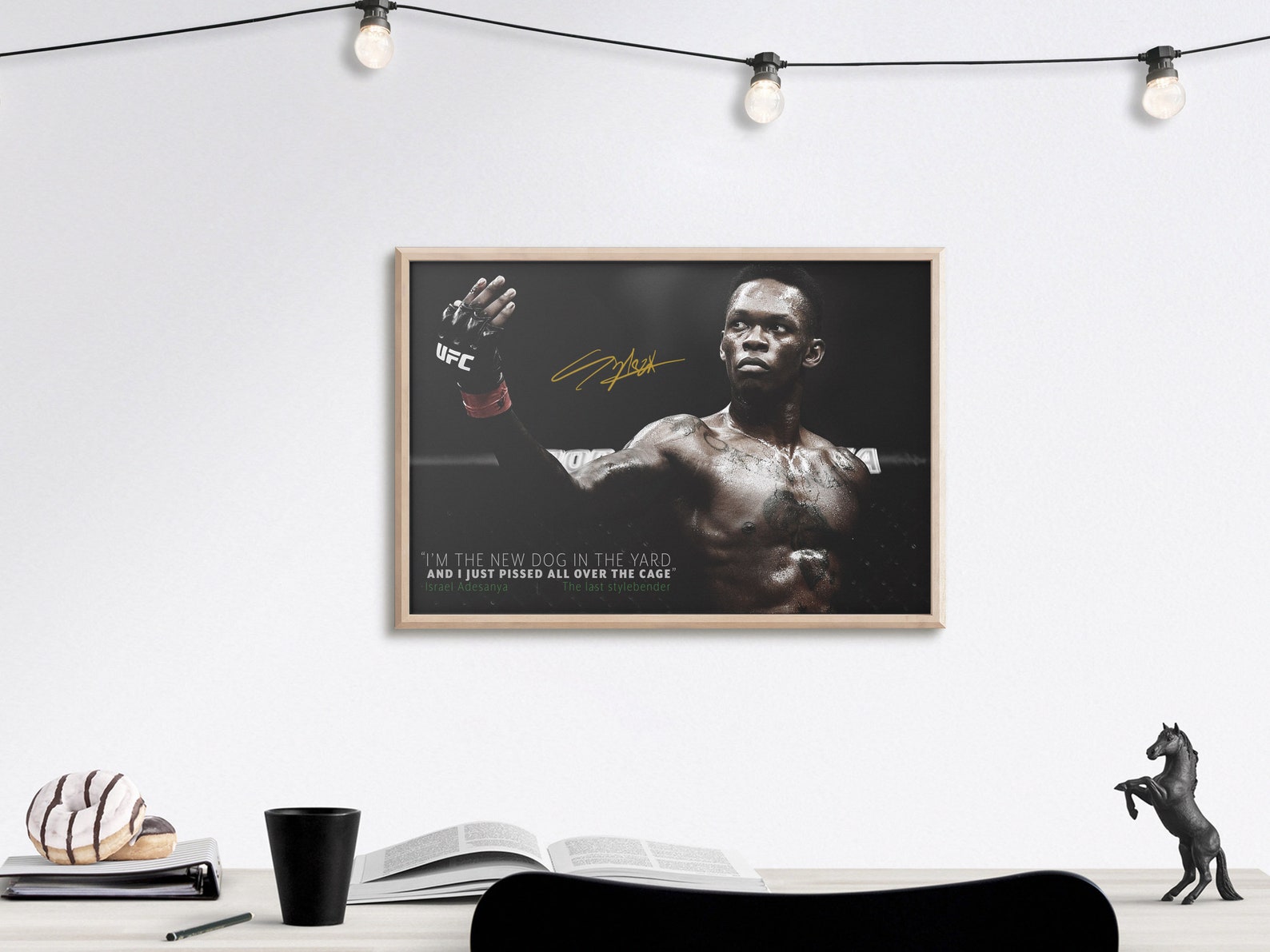 Israel Adesanya "the Last Stylebender" Motivational Quote Photo Print ...