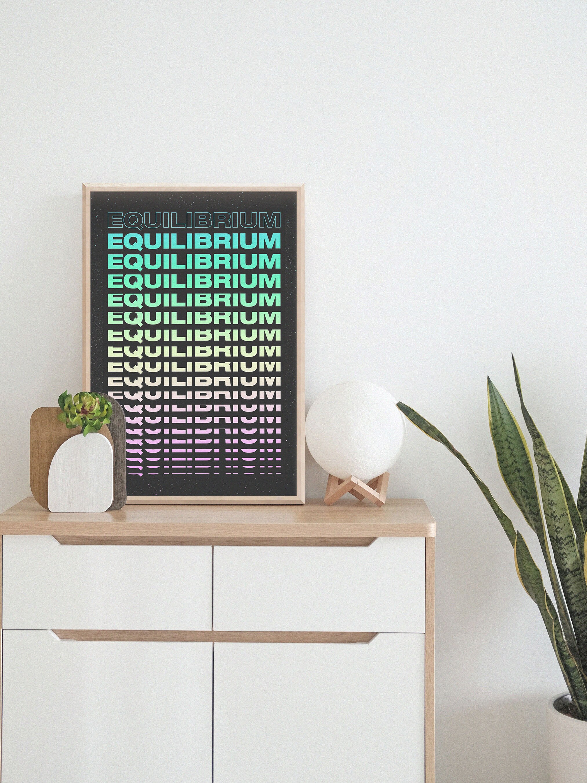 Equilibrium Word Art Print Poster Wall Art Home Decor - Etsy