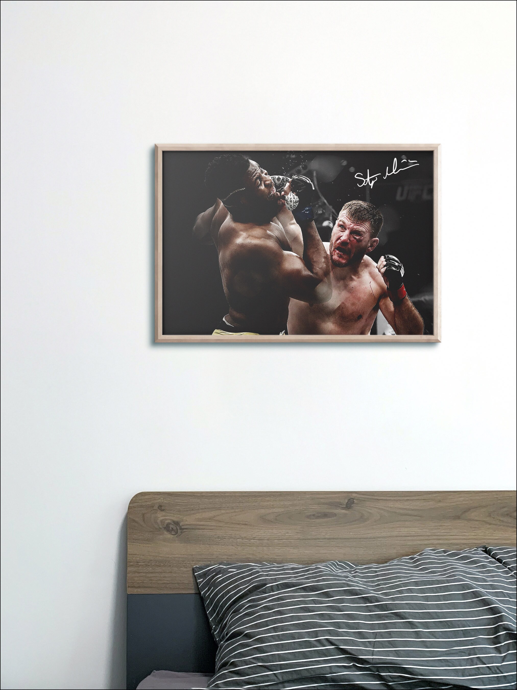 Stipe Miocic Photo Print Poster Pre Signed Exceptional - Etsy