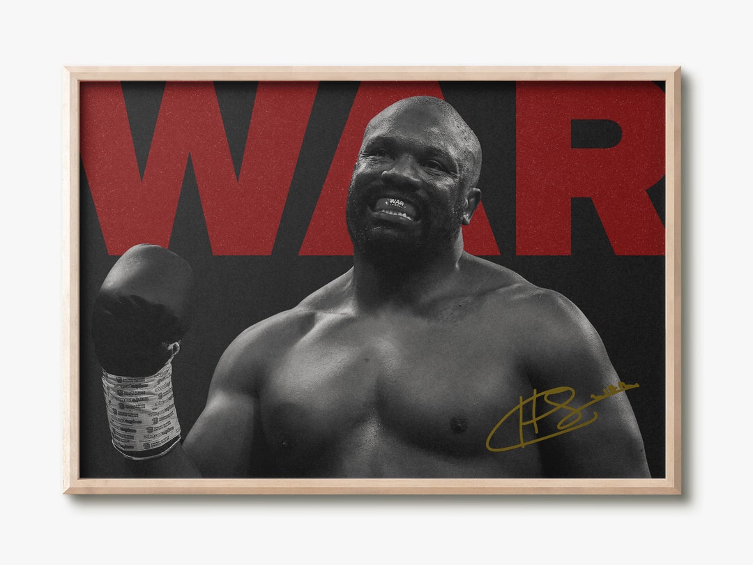Derek Chisora Photo Print Poster - Pre Signed - War - Etsy