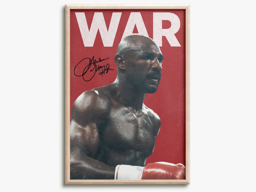 Marvin Hagler Photo Print Poster - Pre Signed - Marvelous - Etsy