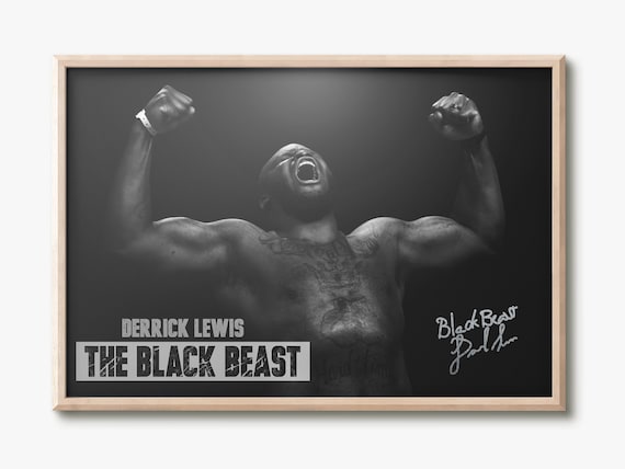Derrick Lewis the Black Beast Photo Print Poster - Etsy