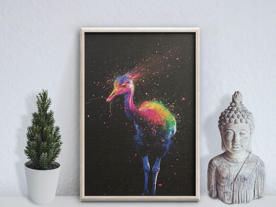 Ostrich - Photo Print Poster - Wall Art - Etsy