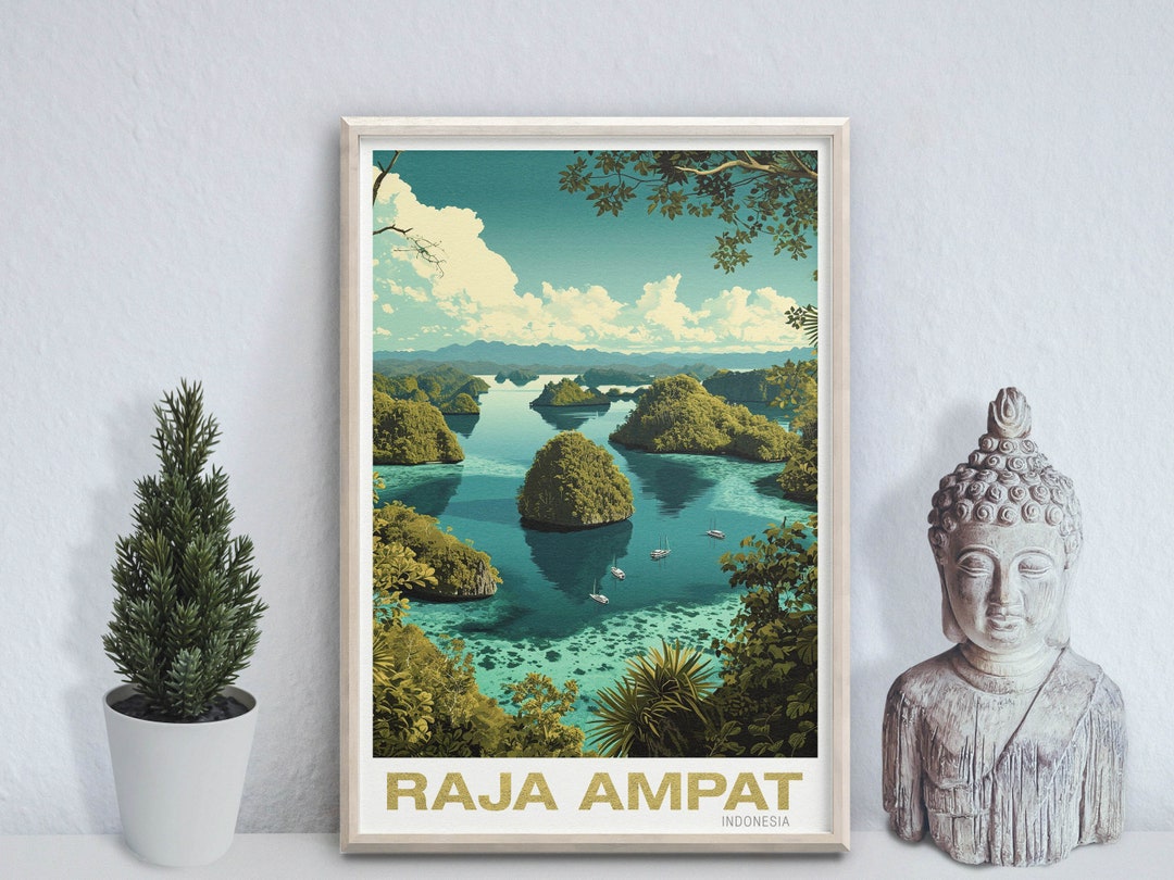 Raja Ampat - Photo Print Poster - Indonesia - Travel Art Print - Etsy