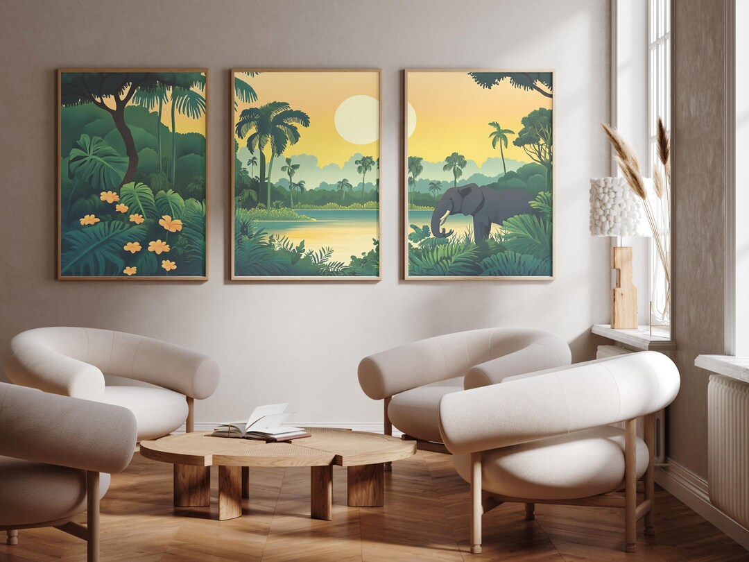 Mole National Park - Damongo | Ghana - Set of 3 - Photo Print Posters ...