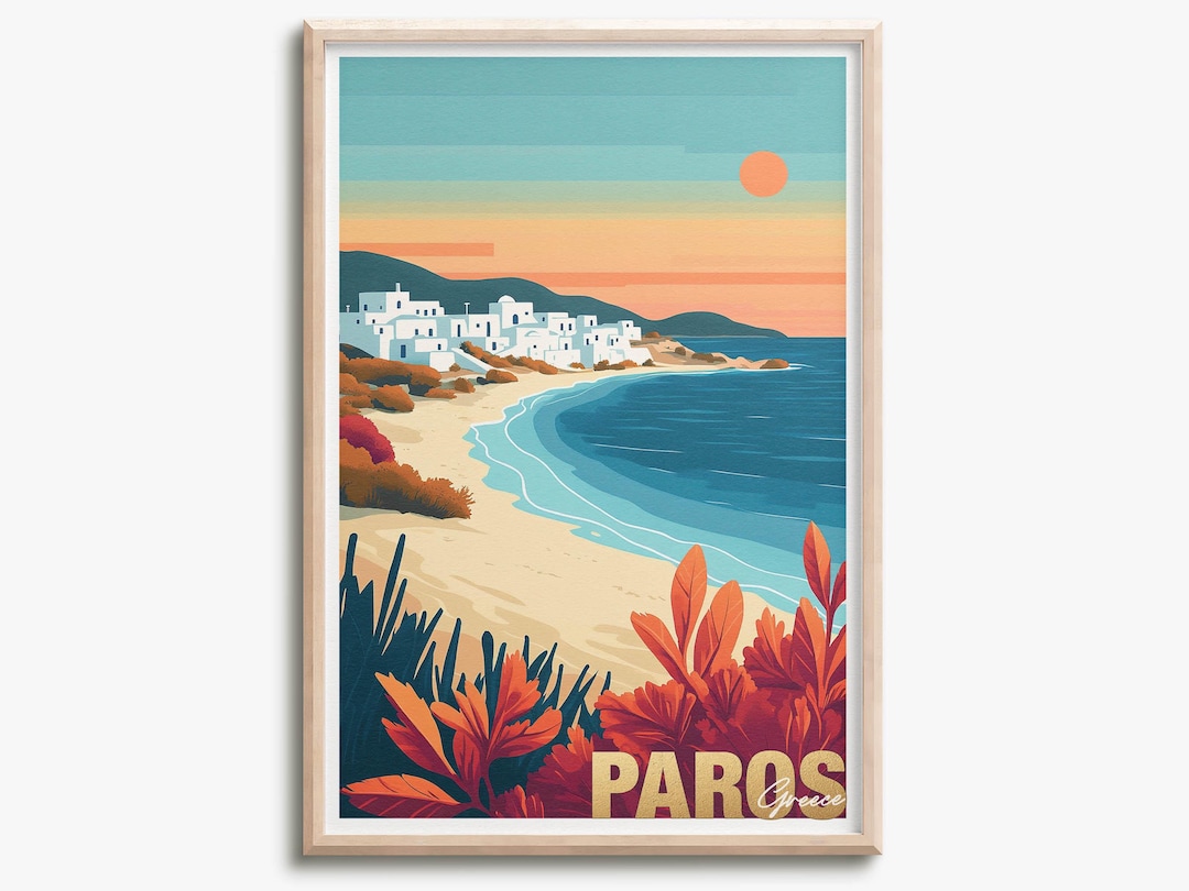 Paros - Photo Print Poster - Greece - Travel Art Print - Wall Art - Etsy