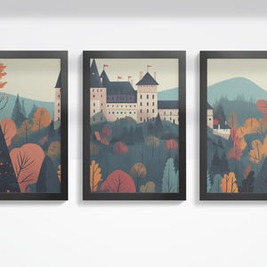 Orava Castle – Oravský Podzámok | Slovakia - Set of 3 - Photo Print ...