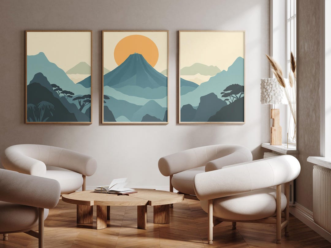 Mount Meru - Arusha | Tanzania - Set of 3 - Photo Print Posters ...