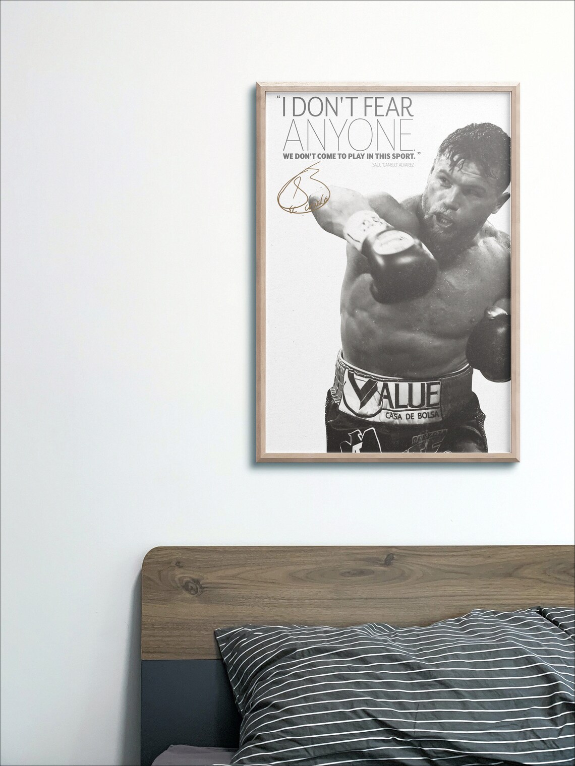 Saul Canelo Alvarez Quote Photo Print Poster Pre Signed - Etsy