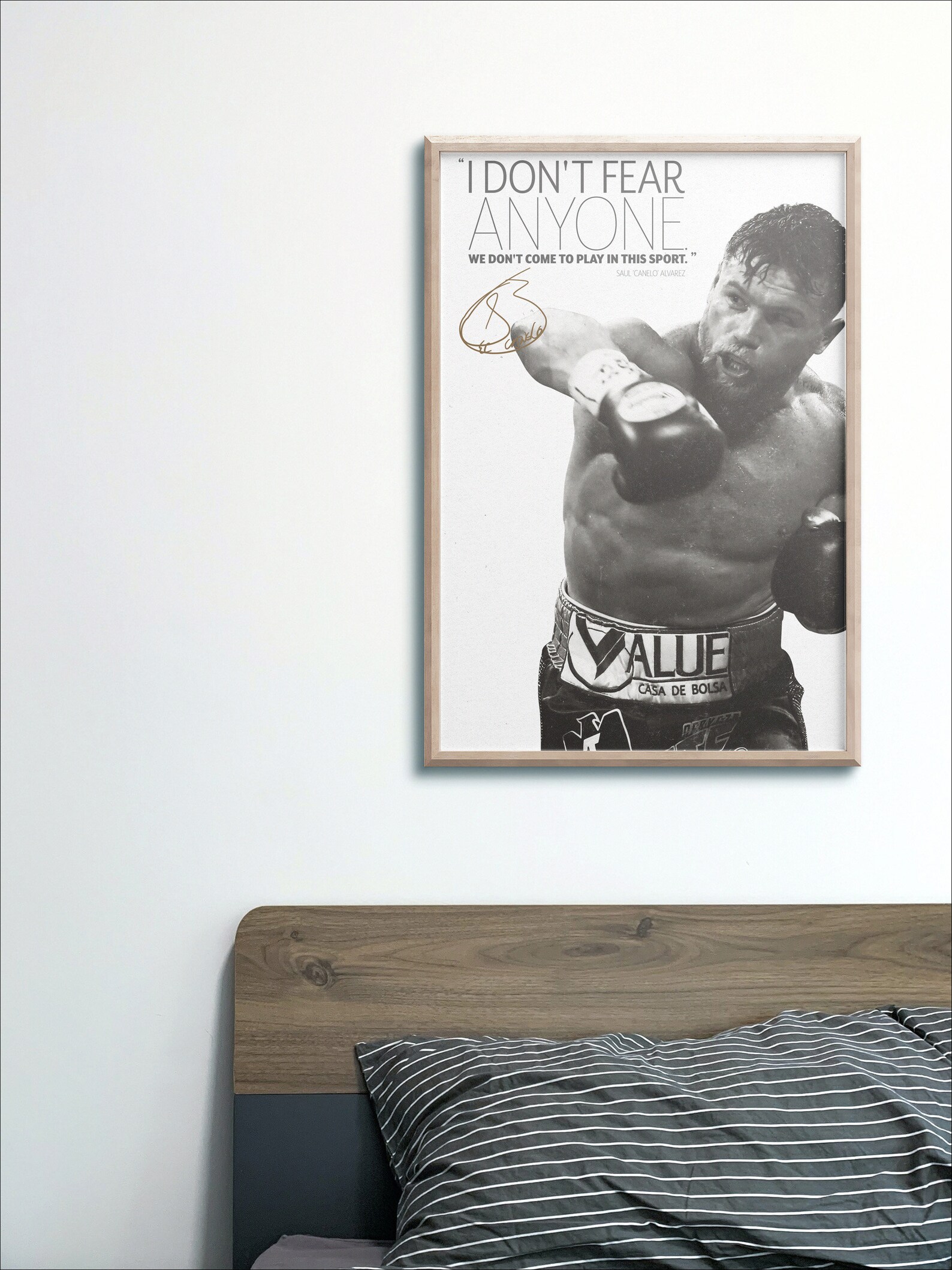 Saul Canelo Alvarez Quote Photo Print Poster Pre Signed - Etsy