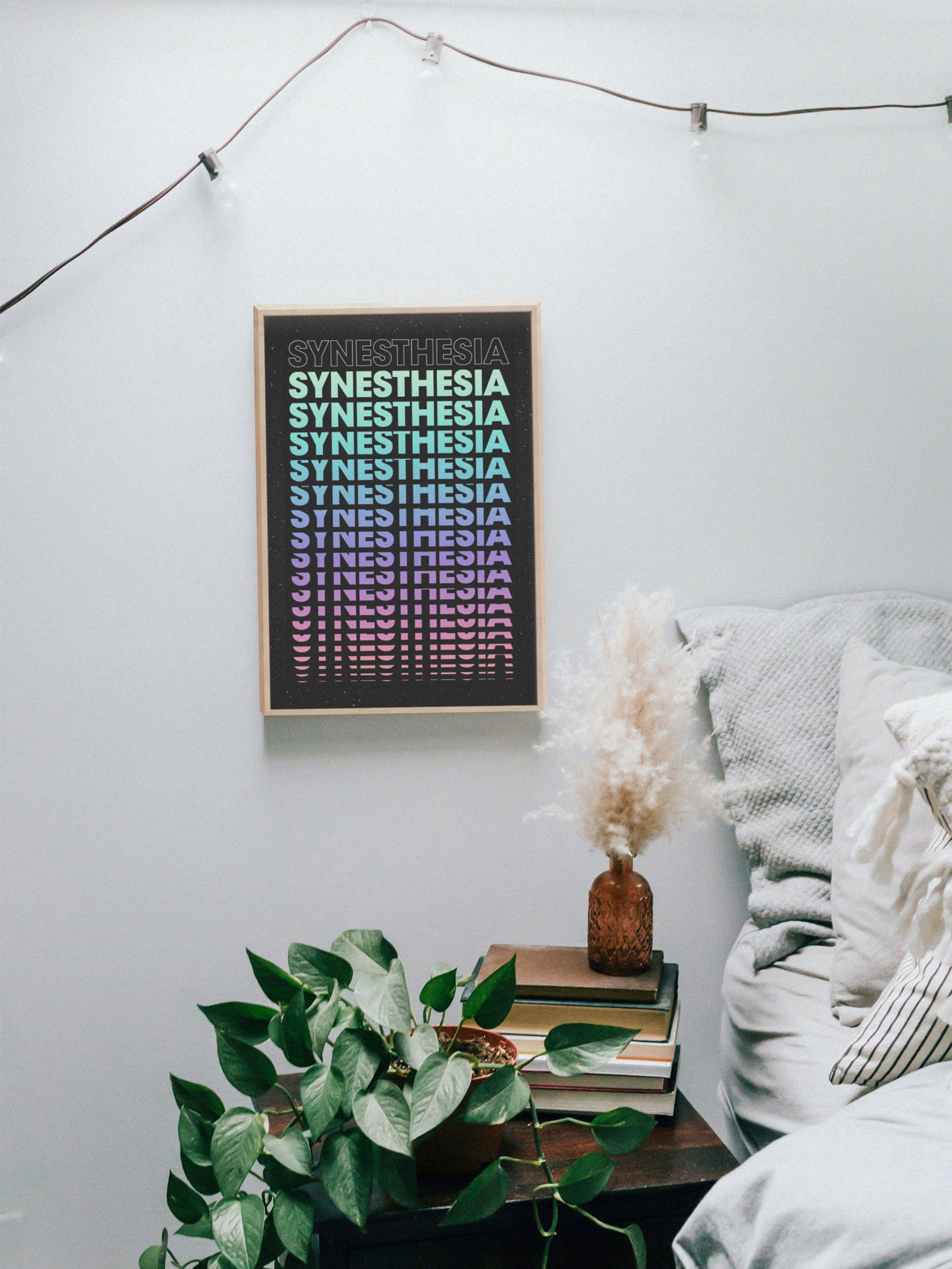 Synesthesia Word Art Print Poster Stimulation of a Sensory | Etsy