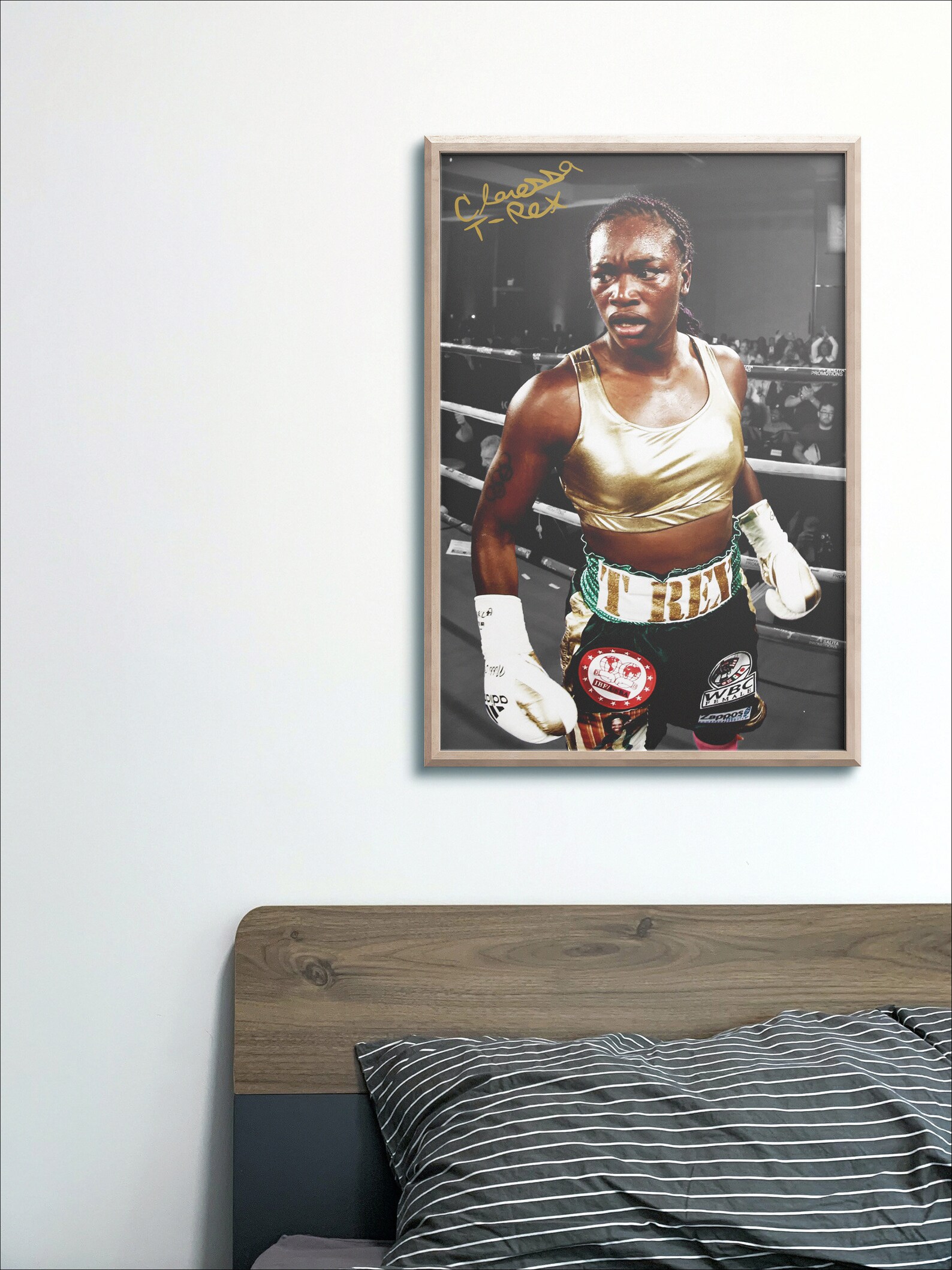 Claressa Shields "t-rex" Photo Print Poster - Pre Signed - Exceptional ...