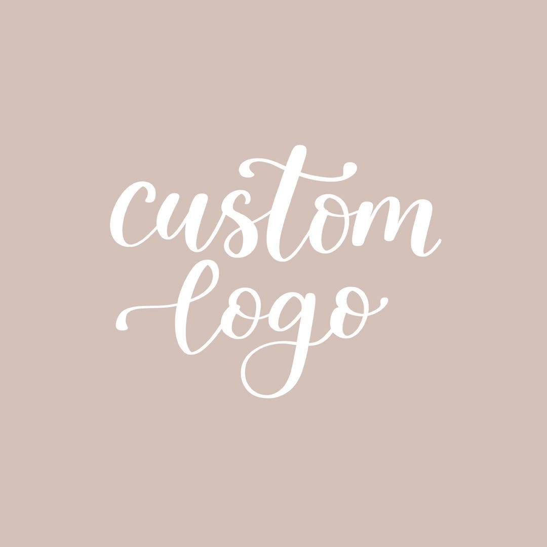 Custom Modern Calligraphy Logo Design | Hand-drawn Business Logo ...