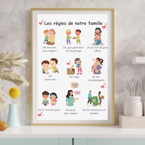 FRANCH House Rules for Kids, Family House Rules, Family Rules, Home ...