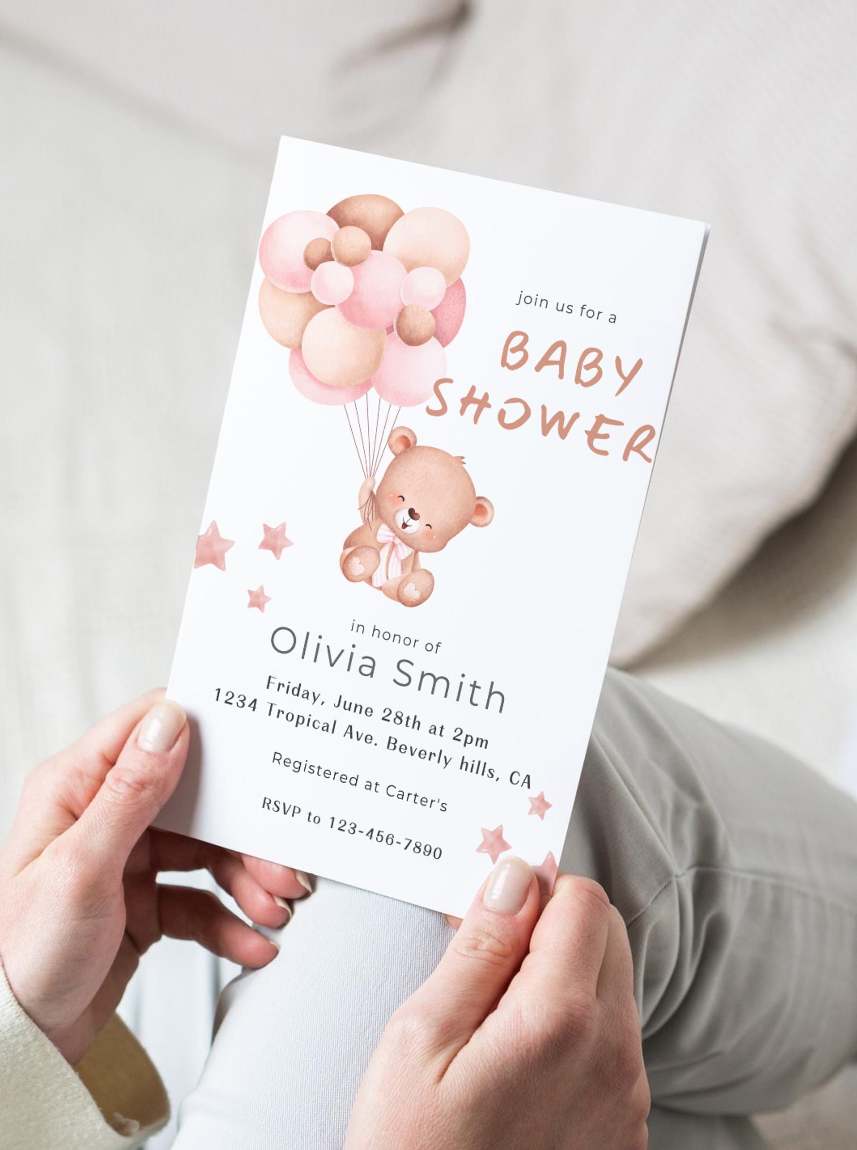 Personalized Baby Shower Invitation, Printable Baby Shower Invitation ...