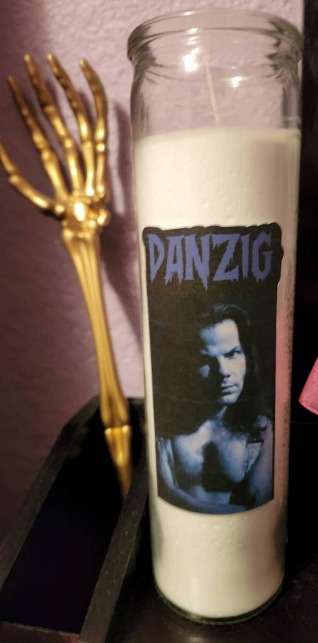 Danzig ~ Kids in the Hall Fun Candle ~ White Unscented Candle ~ Black ...