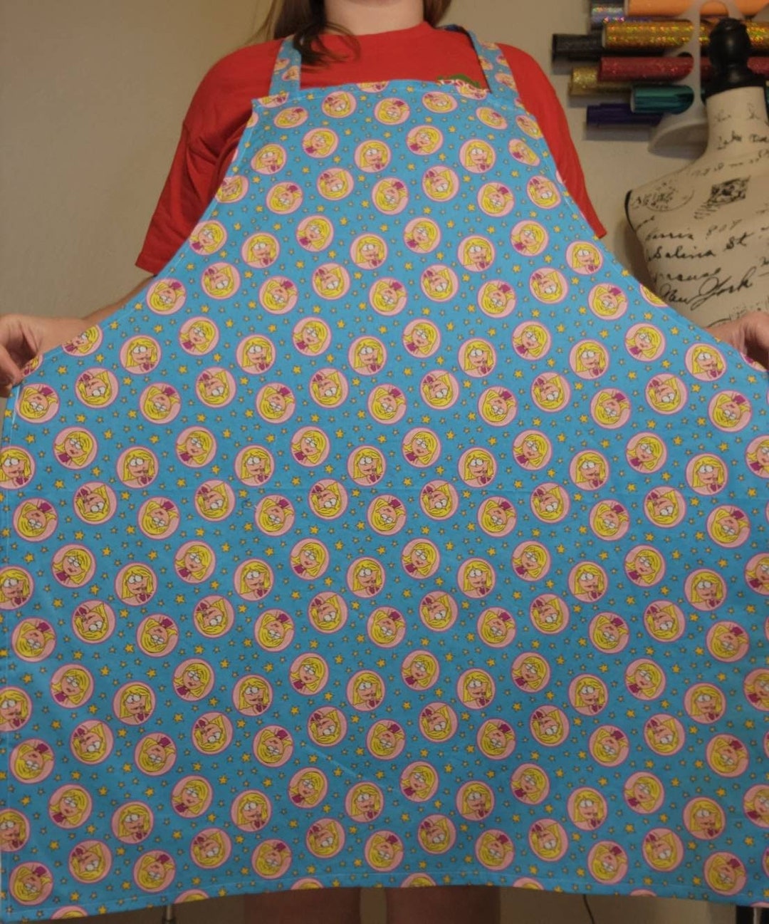 Adult Apron ~ Cartoon Apron ~ Cooking Apron ~ Bib Apron ~ Baking Apron ...
