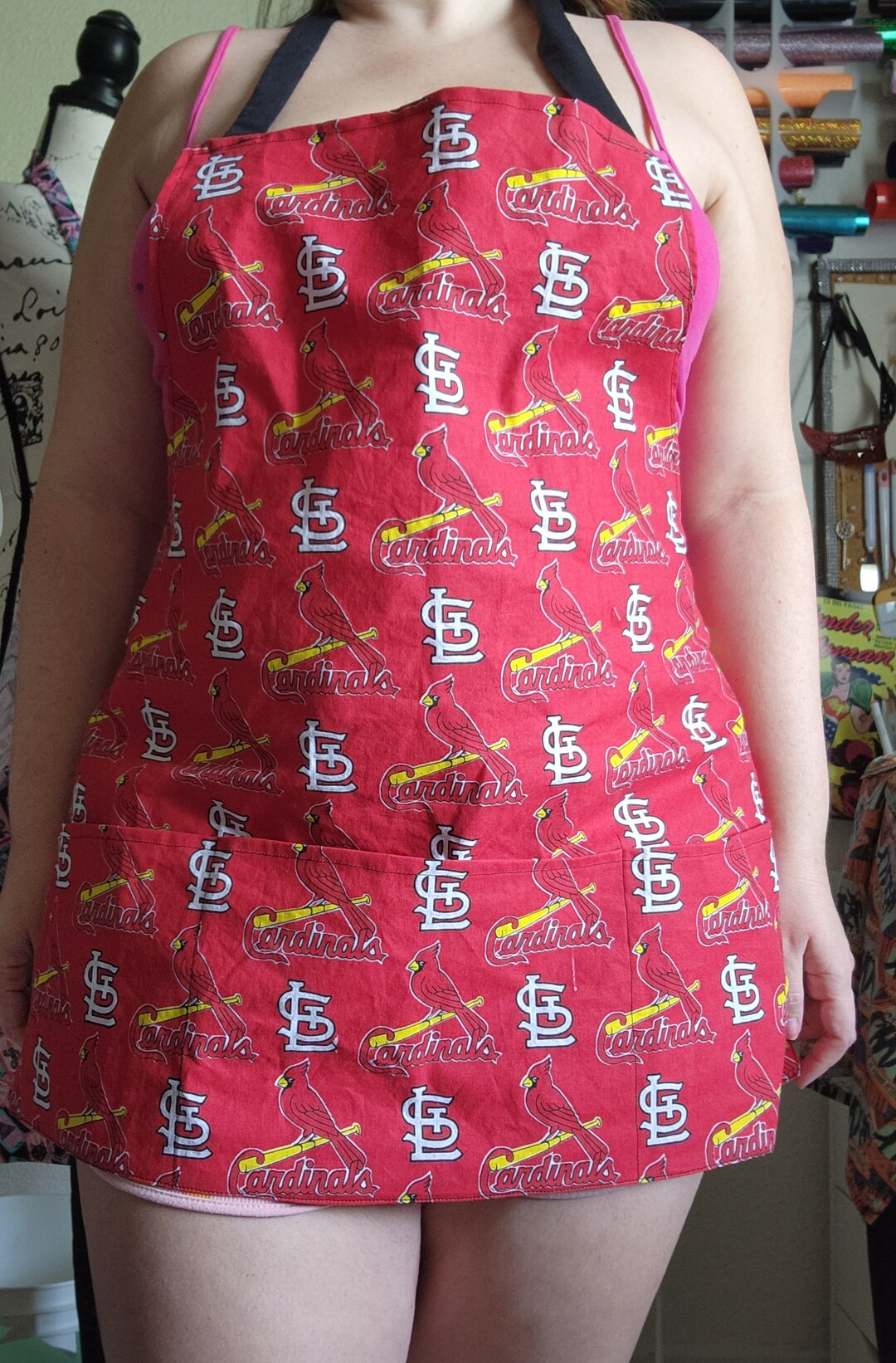 St Louis Cardinals Apron St Louis Apron St Louis Baseball Apron Kitchen ...