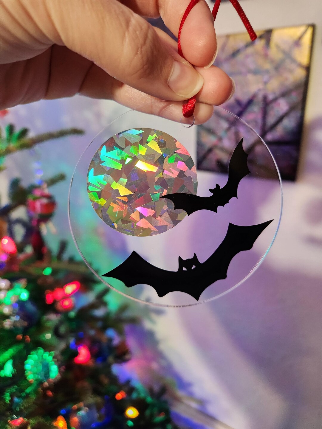 Christmas Ornaments ~ Bats and Moon Ornament ~ Princess Mombi ~ Ruby ...