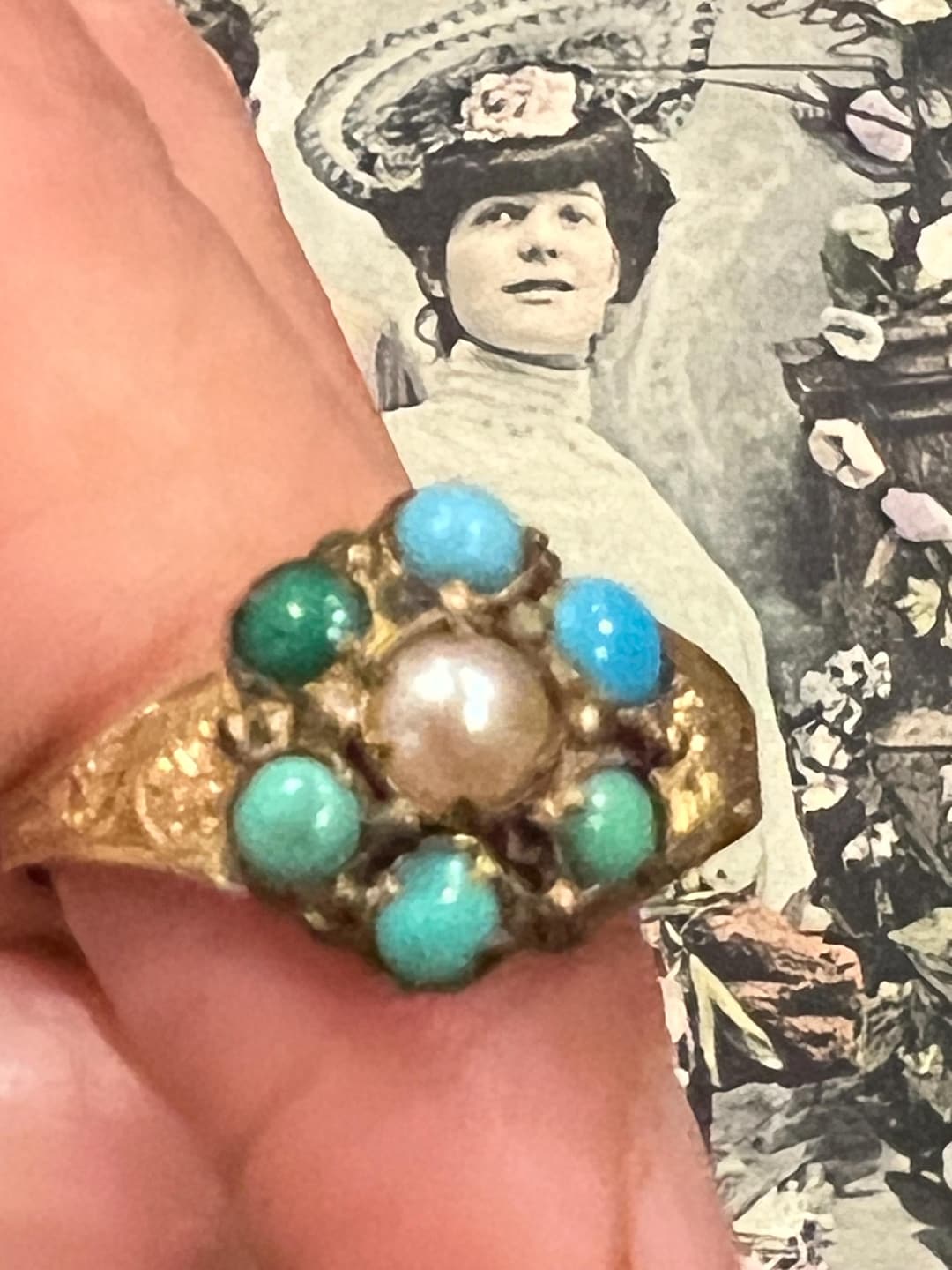 Early Victorian Forget Me Not Ring - Etsy