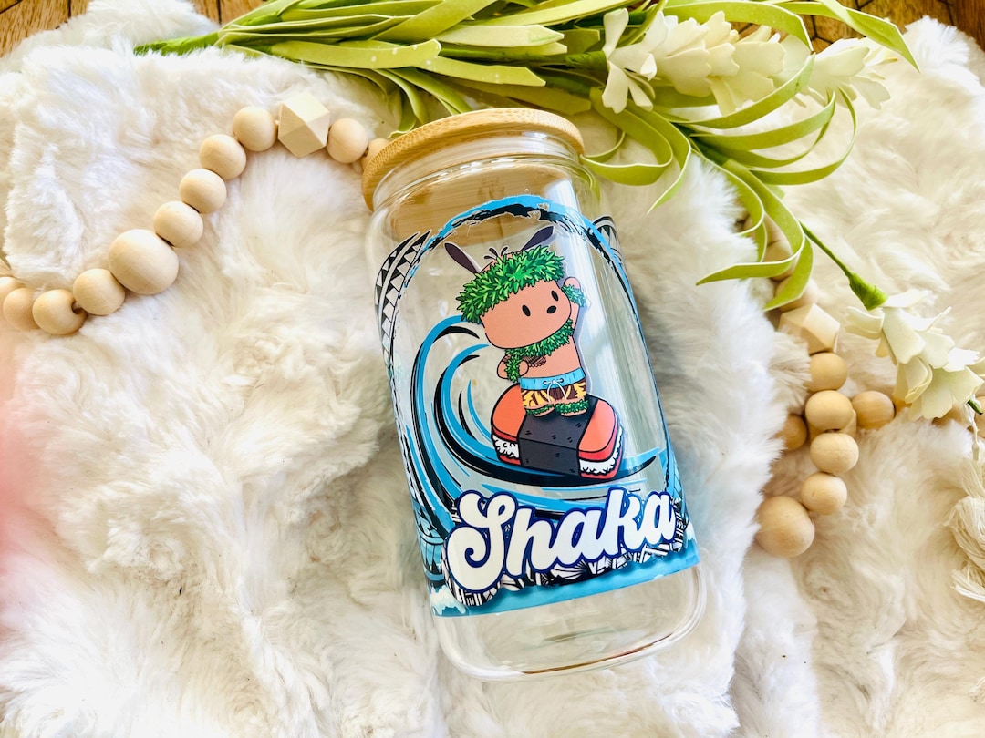 Tumbler, Kawaii Character Shaka 16oz , Musubi Surfer, Hawaii Inspired ...