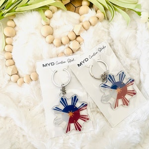 Keychain-filipino Sun Keychain, Filipino Inspired Keychains, Filipino ...