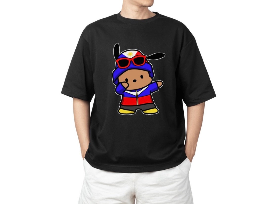 KIDS Filipino Kawaii Characters in Filipino Beanie T-shirt, Filipino ...