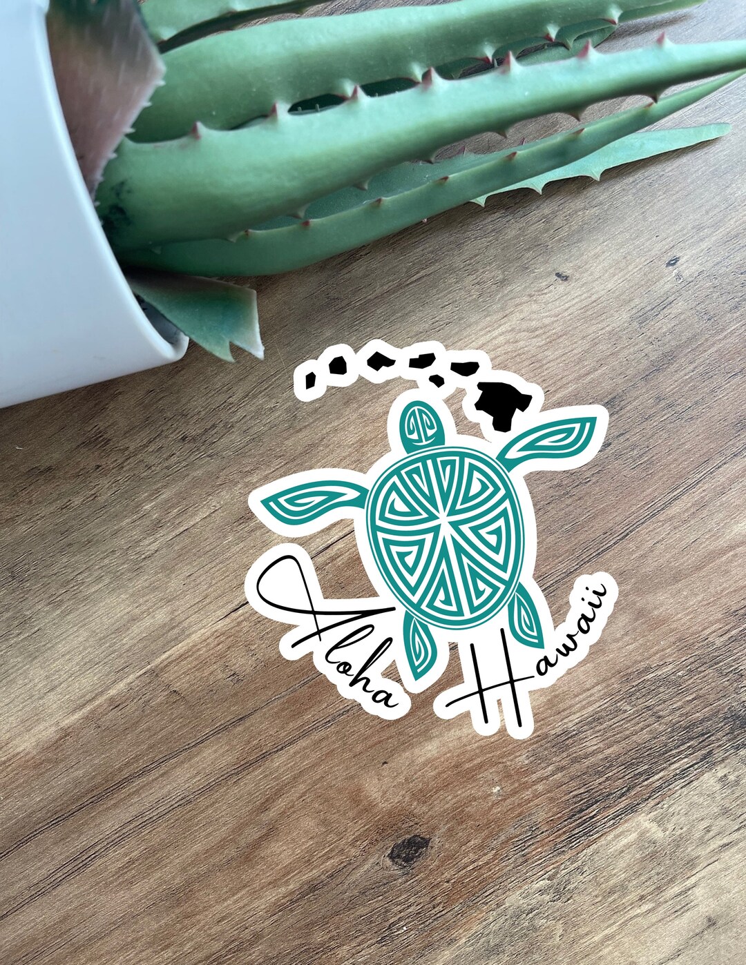 Aloha Hawaii Honu Vinyl Sticker Waterproof Laptop Decal - Etsy