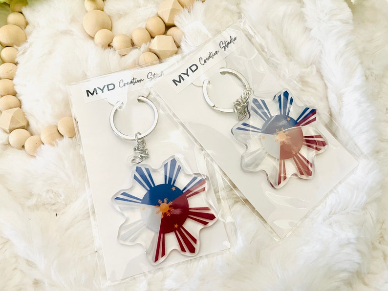 Keychain-filipino Sun Keychain, Filipino Inspired Keychains, Filipino ...