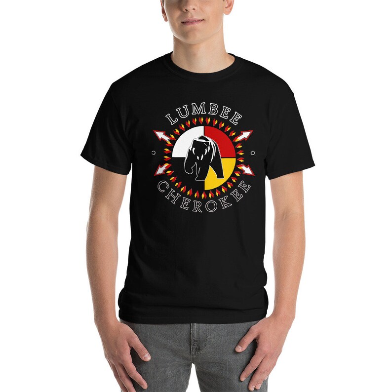 Lumbee Cherokee Native American Pride Adult Unisex Short-sleeve Tshirt ...