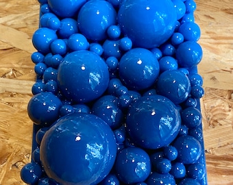Iridescent Blue Balls 3D Paint - Etsy