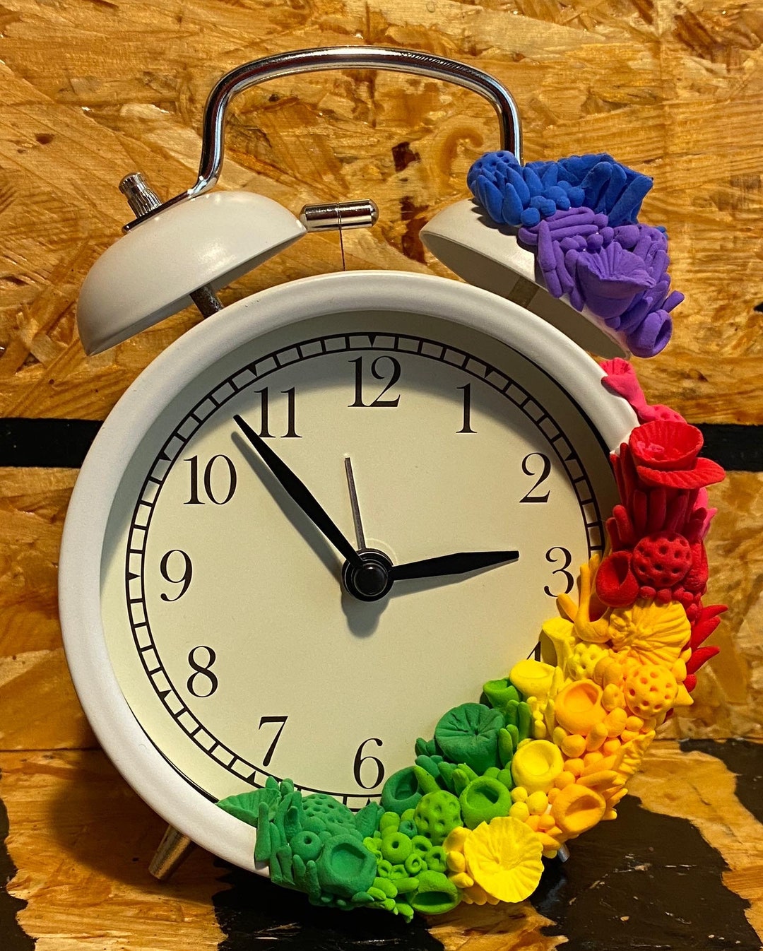 Botanical Clock - Etsy