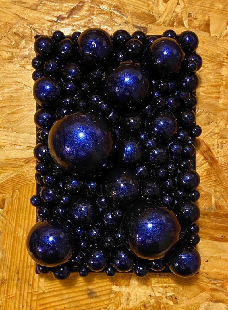 Iridescent Blue Balls 3D Paint - Etsy