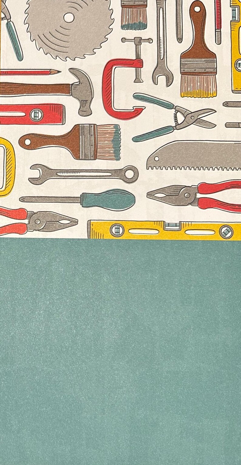 Trusty Toolbox DSP Stampin' up Retired Designer Series Paper 6" X 6 ...