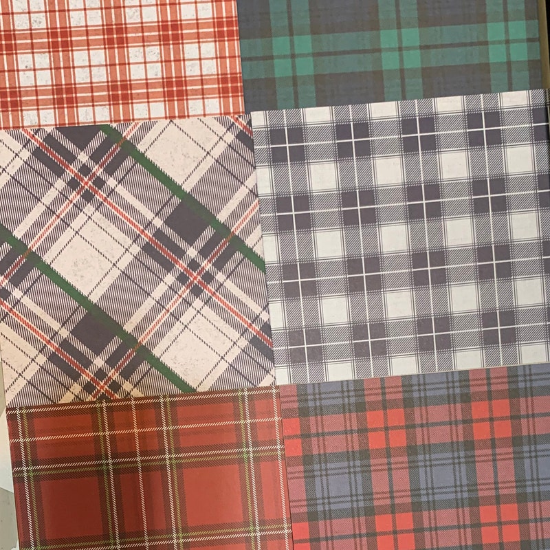 Tartan Paper - Etsy