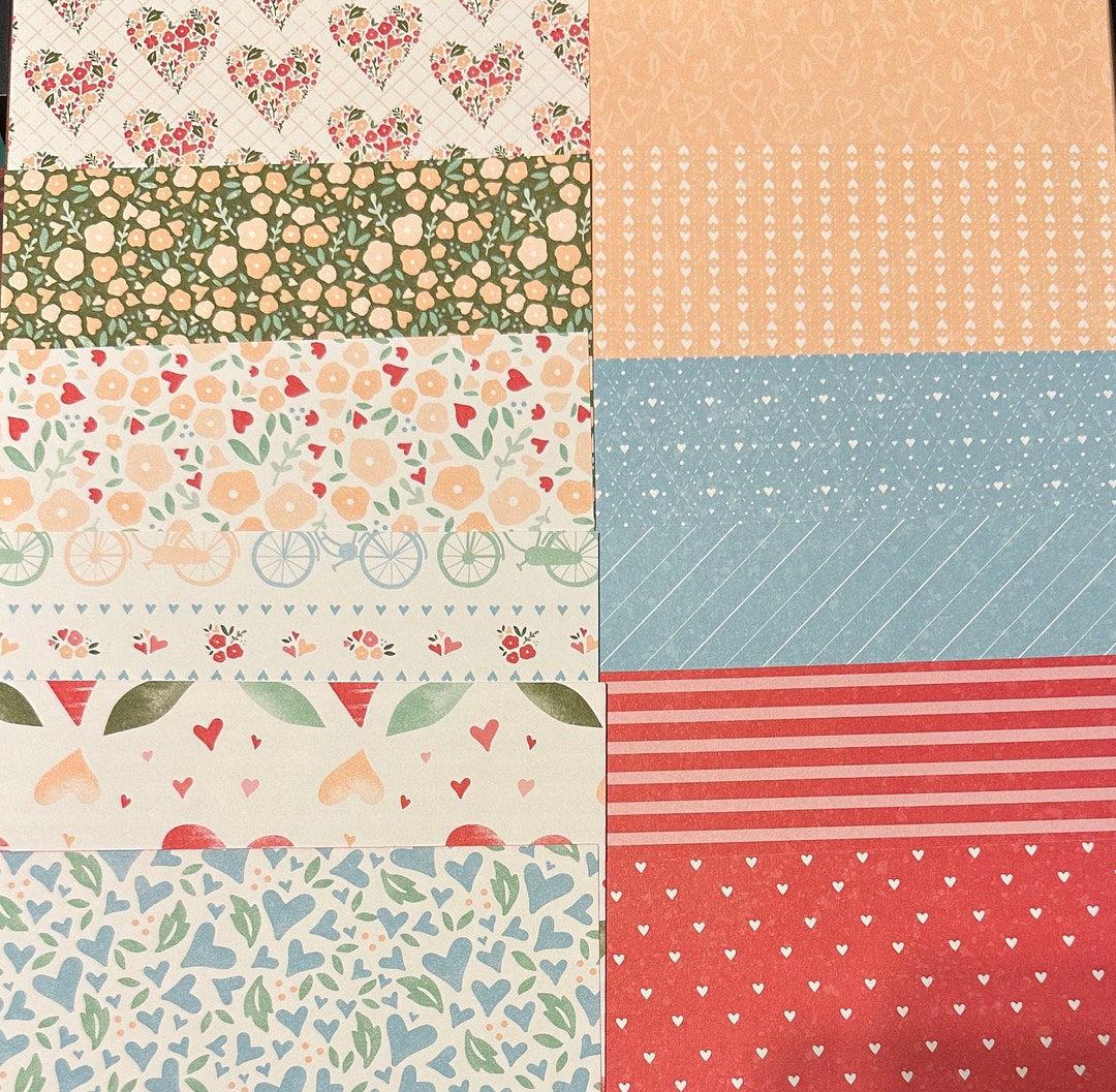Country Floral Lane Stampin' up Retired Designer Series Paper 6" X 6 ...