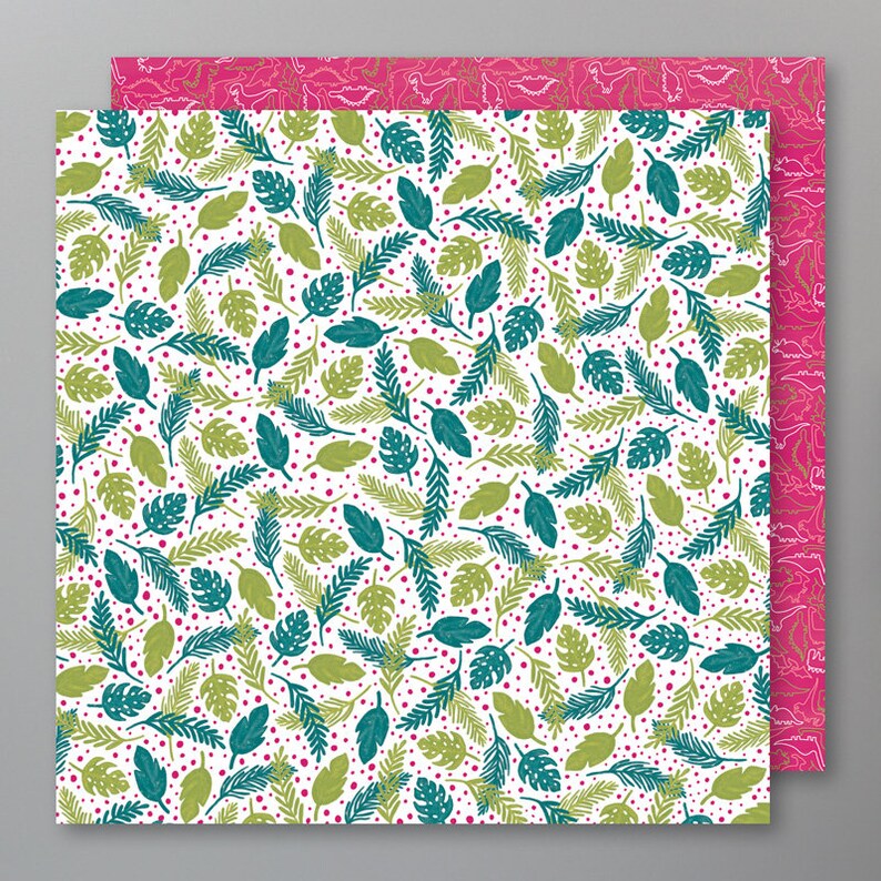 Dinoroar DSP Stampin' Up Retired Designer Series Paper | Etsy