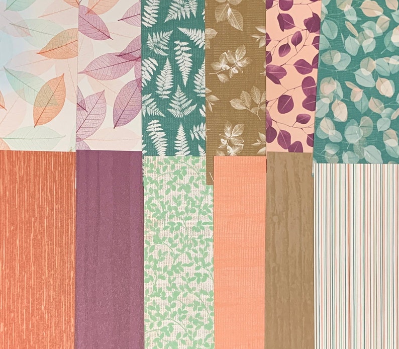 Nature's Poem Stampin' up Retired Designer Series Paper 6" X 6" Sampler ...