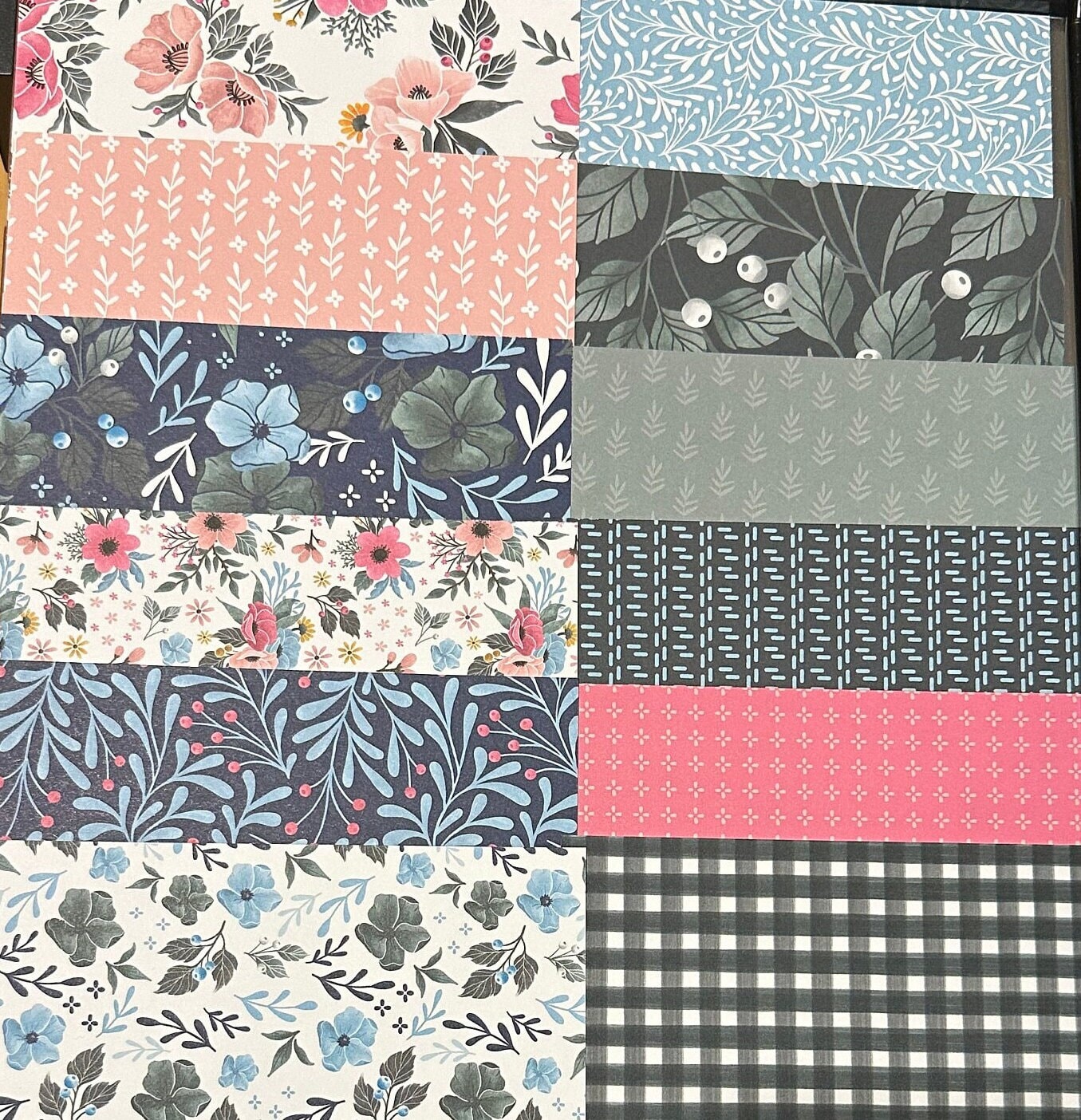 Fitting Florets Stampin' up Retired Designer Series Paper 6" X 6 ...