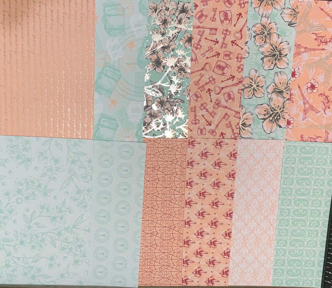 Parisian Blossoms Specialty DSP Stampin' up Retired Designer Series ...