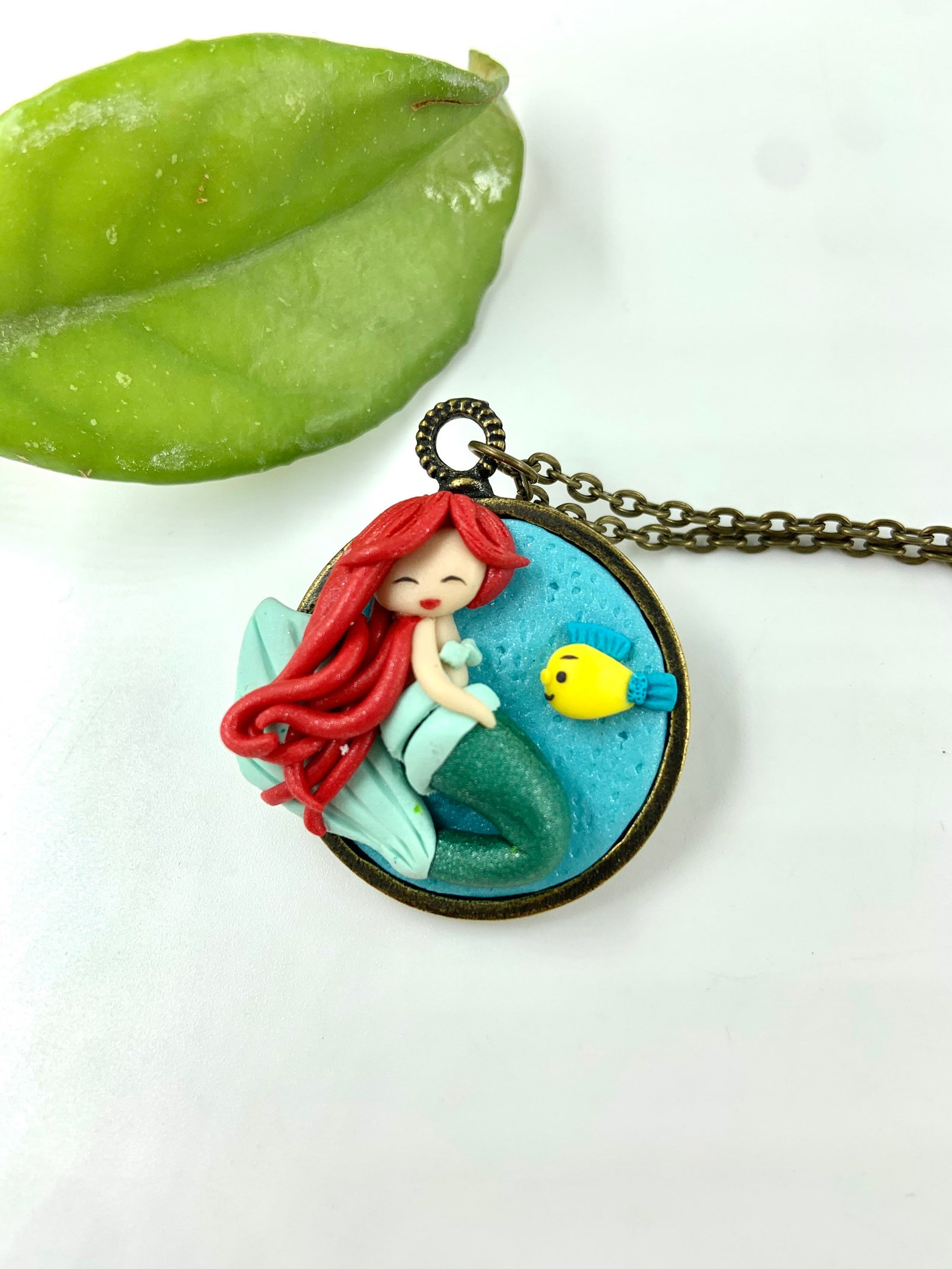 Ariel the Little Mermaid Necklace Ariel the Little Mermaid - Etsy