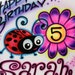 Airbrush T-shirt * Happy Birthday * Ladybug - Etsy