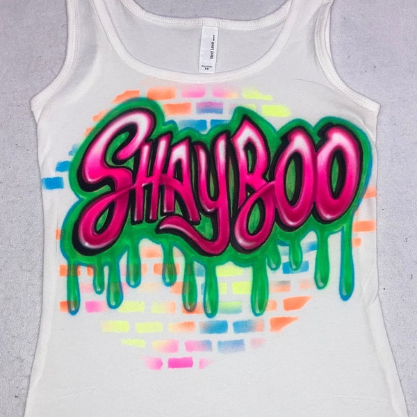 Graffiti Shirt - Etsy