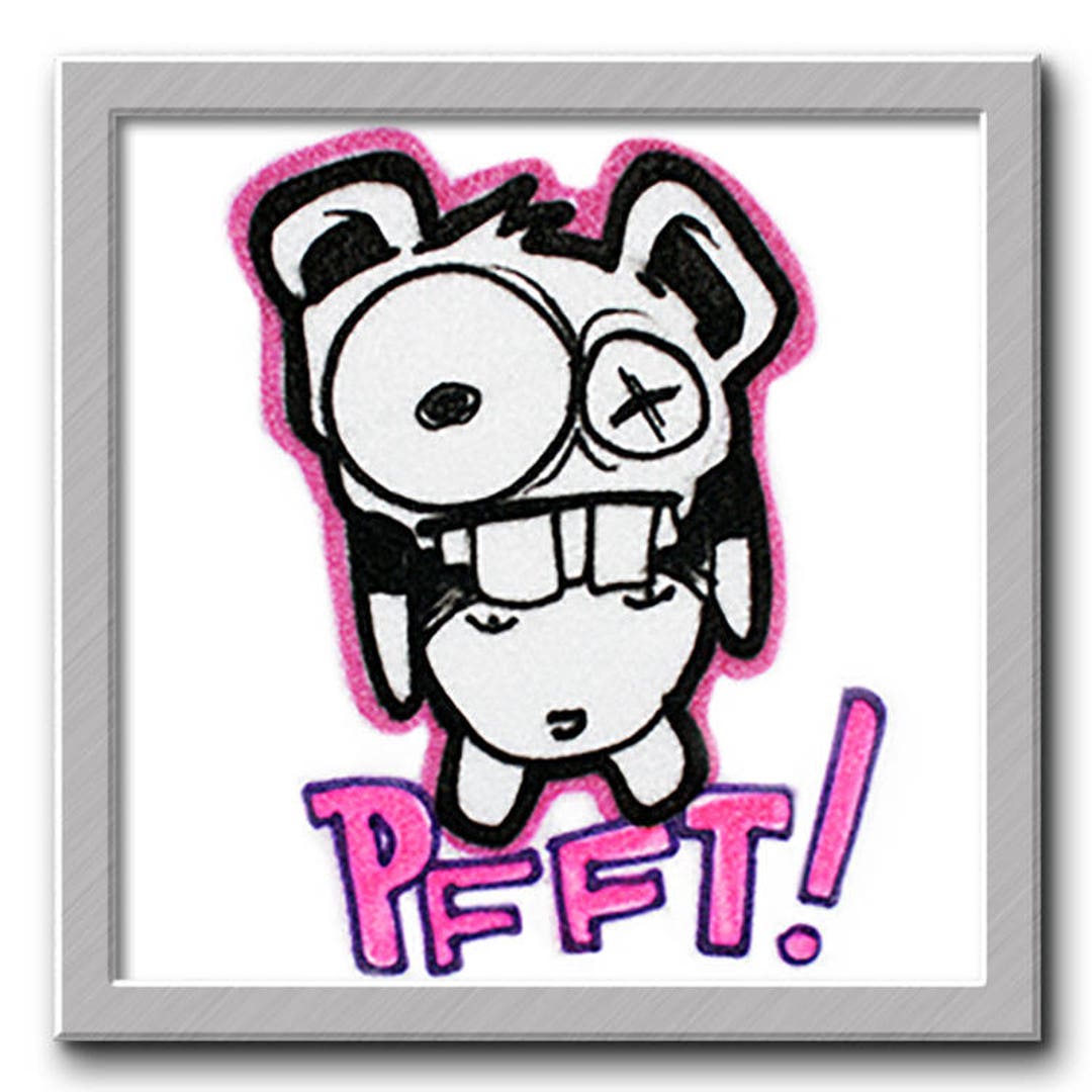 Airbrushed T-shirt PFFT! * Your Name * You Choose Color - Etsy