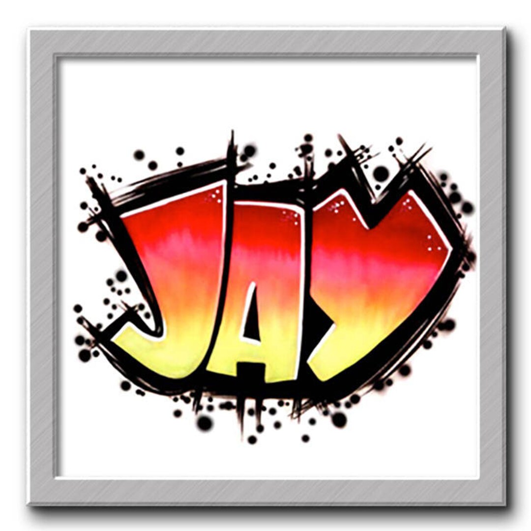 Block Name Design *airbrushed T-shirt * Your Name * You Choose Color - Etsy