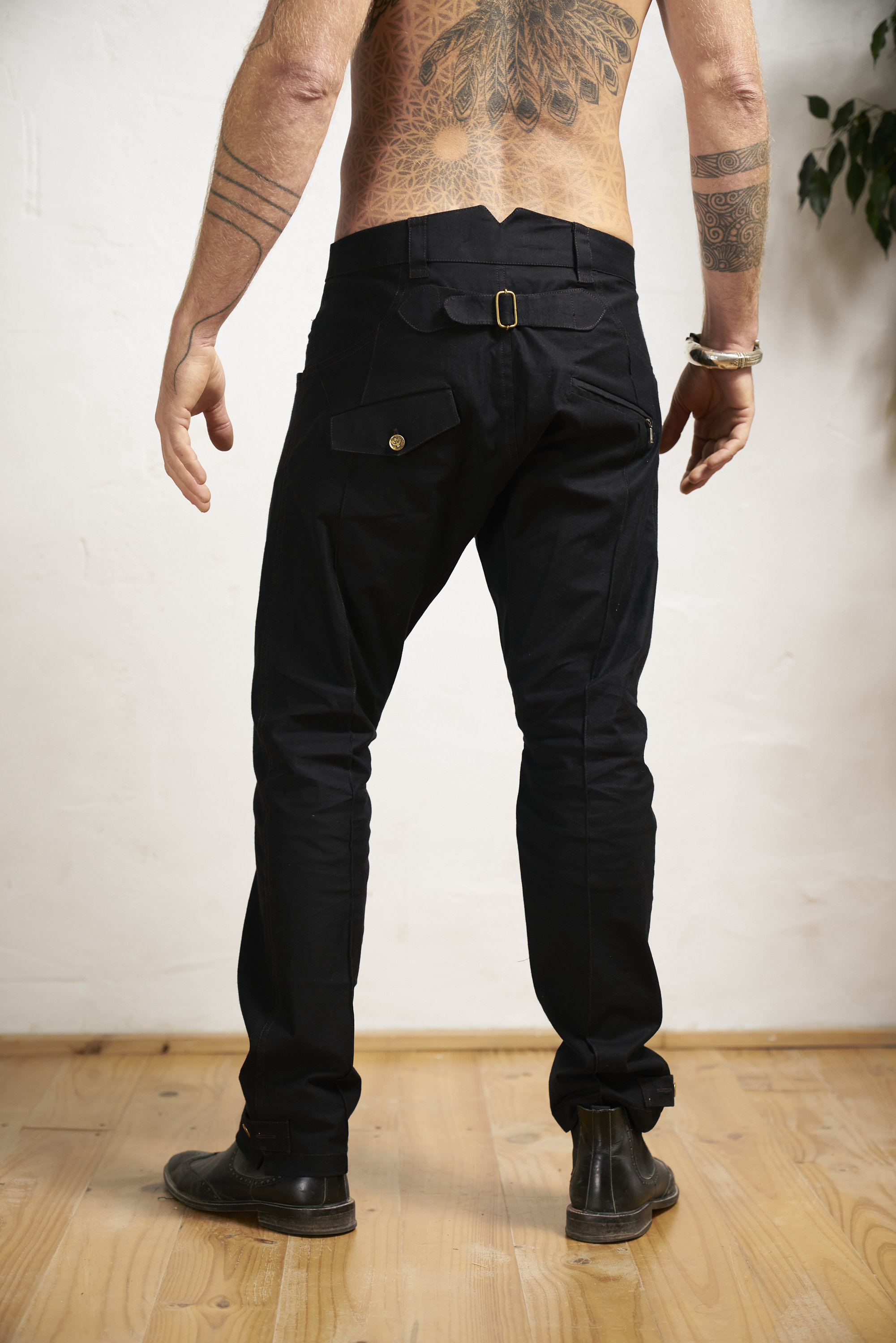 Black Pants / Drop Crotch Black Pants / Mens Black Pants / Black ...